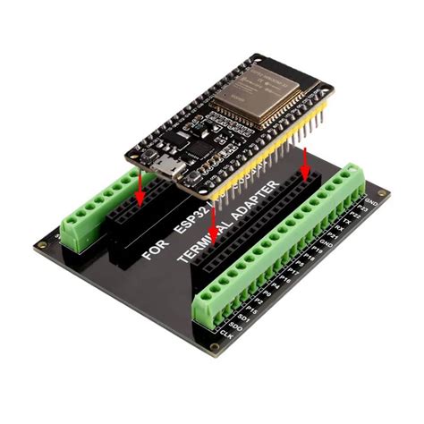 shield para esp32s 38 pinos com bornes bit maker arduinos módulos