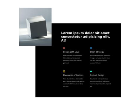 Modern Feature Section Easyfrontend