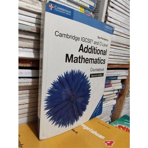 Jual Buku Additional Mathematics Coursebook Cambridge Igcse And O Level Additional Mathematics