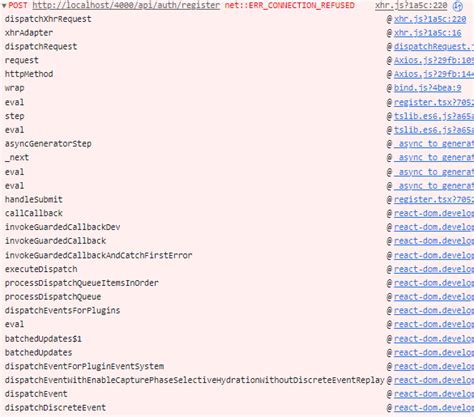 Net Err Connection Refused 에러 인프런 커뮤니티 질문and답변