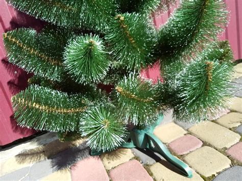 ᐉ Штучна сосна засніжена з білими кінчиками 180 см 21498163 • Краща ціна в Києві Україні