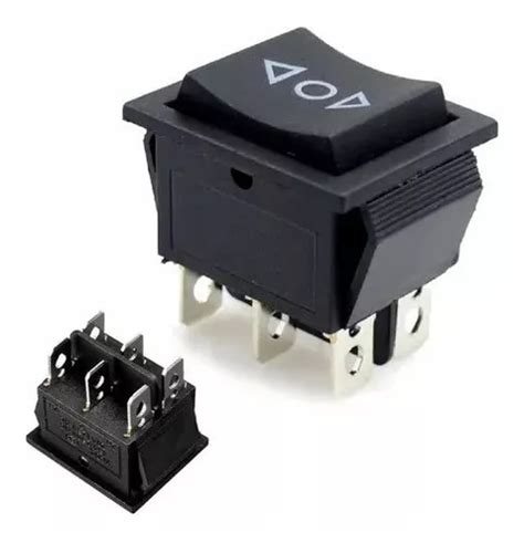 Interruptor De Elevación Y Cabrestante Eléctrico Botón Para Subir Y Bajar Color Negro