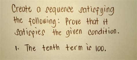 Solved Create A Sequence Satisfying The Following Prove That It