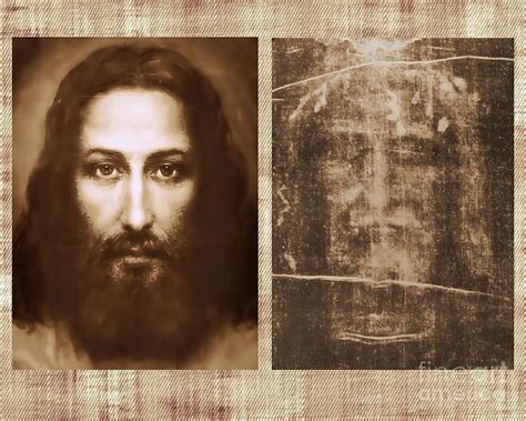 The Shroud Of Turin Holy Face Of Jesus Mixed Media By Jesus Christ Son