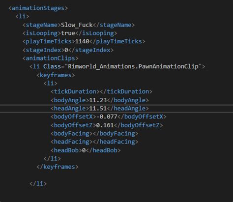 RJW Animation Framework Rimworld LoversLab