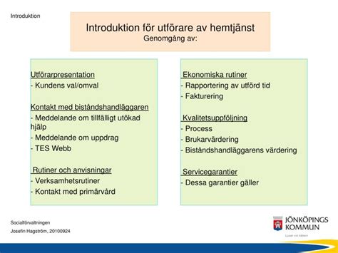Ppt Introduktion F R Utf Rare Av Hemtj Nst Genomg Ng Av Powerpoint Presentation Id