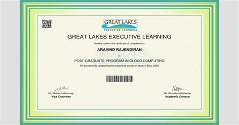 Aravind R On Linkedin Aravind Rajendiran Successfully Completed Pgp Cc Program