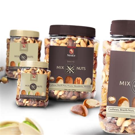 Mix Nuts Label Design Product Label Contest