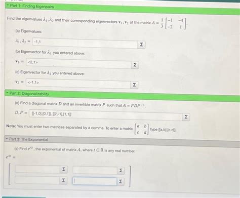 Solved Find the eigenvalues λ λ and their corresponding Chegg