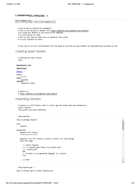 Databricks Etl Pipeline 1699423882 Pdf Apache Spark Computer