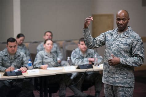 Cmsaf Addresses Joint Duty Assignment Senior Enlisted Leaders Air University Au Air