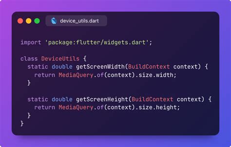 Device Utility Class Flutterstacks