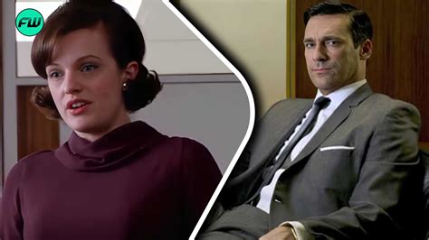 Elisabeth Moss Gale Menn Jon Hamm And Elisabeth Moss On Mad Mens