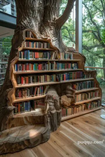 Tree Bookshelf Design Ideas Creative Storage Solutions Puqqu
