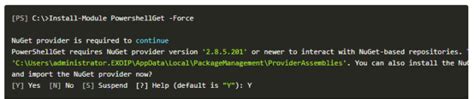 Unable To Install Azurenuget Provider For Powershell Modules Tech Blog
