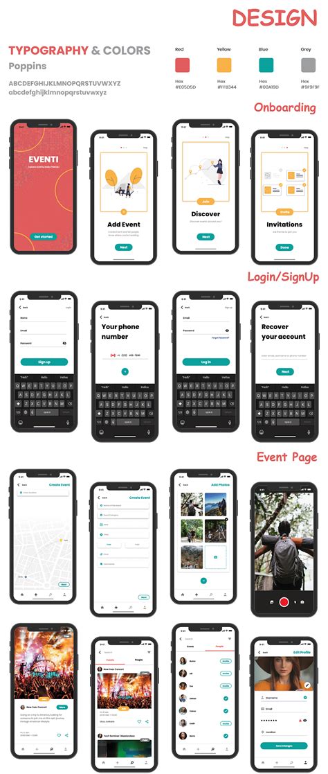 Eventi UI UX On Behance