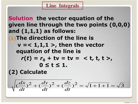 Solution Mathematics Line Integrals Studypool