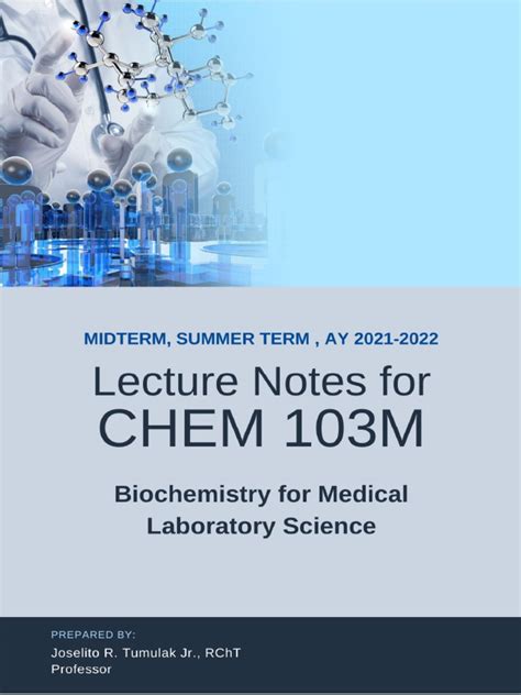 Chem 103m Compilation Of Lecture Notes Midterms Pdf Ion Cell Biology