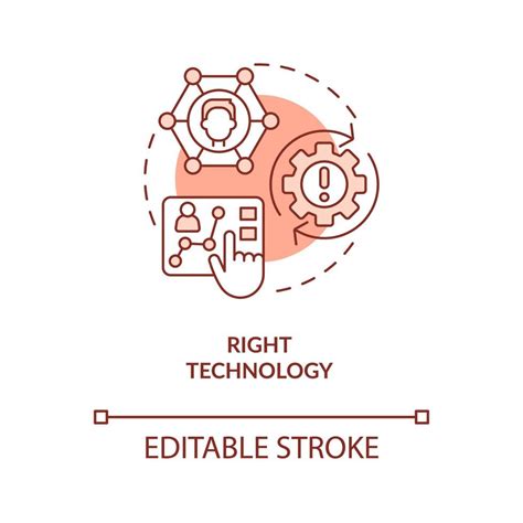 Right Technology Terracotta Concept Icon 23077761 Vector Art At Vecteezy
