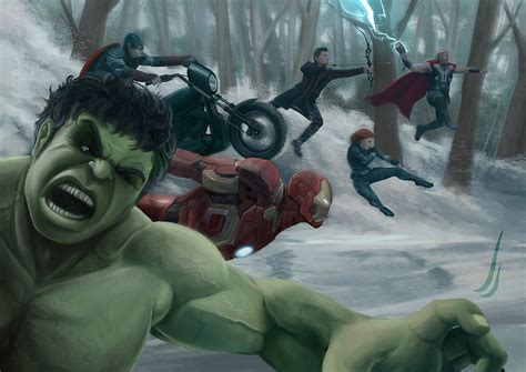 Avengers Assemble Fanart Wallpaperhd Superheroes Wallpapers4k