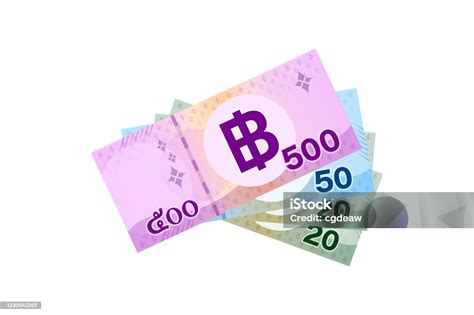 타이어 지폐 돈 590 바트 흰색 태국 통화 오십오십 Thb 개념 플랫 아이콘 스타일 B 기호 그래픽 일러스트 종이 돈 에 고립 된 돈 태국 바트 50에 대한 스톡 벡터