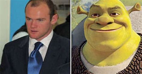 Wayne Rooney Roos Yer Pal Then Shrek Daily Star