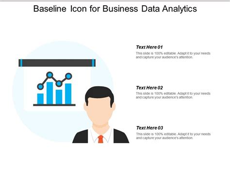 Baseline Icon For Business Data Analytics Powerpoint Slide Presentation Sample Slide Ppt