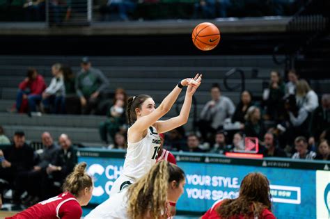 Inés Sotelos Career Night Fuels Msu Womens Basketball Past Wisconsin
