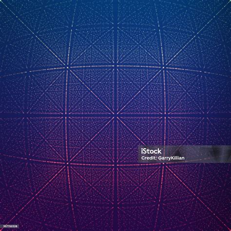 벡터 무한 마름모꼴 또는 사각형 터널 배경에 조명탄을 빛나는 빛나는 포인트 터널 분야를 형성 한다 디자인에 대 한 추상 사이버 화려한 배경입니다 우아한 기하학적 배경