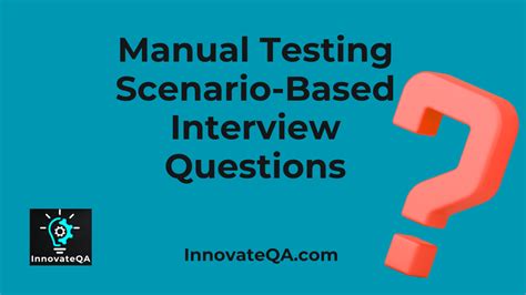 🔝4️⃣5️⃣ Manual Testing Scenario Based Interview Questions 2024 🚀