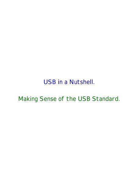 USB In A Nutshell PDF