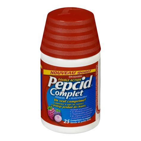 Pepcid Berry Heartburn Relief 25 Chewable Tablets Voilà Online