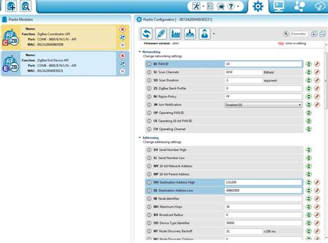 Setting Up X Bee Network In Api Mode Networking Protocols And