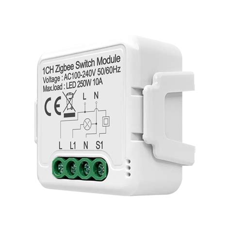 Tuya Smart Zigbee Switch Module 1 2 3 4 Gang Wireless Zigbee Mini