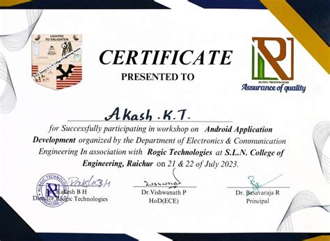 Akash Kt On Linkedin Androiddevelopment Eceworkshop Continuouslearning