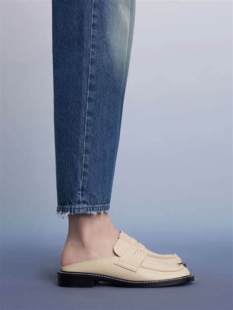 Neutral Mules For Women Shop Online Charles And Keith Lk