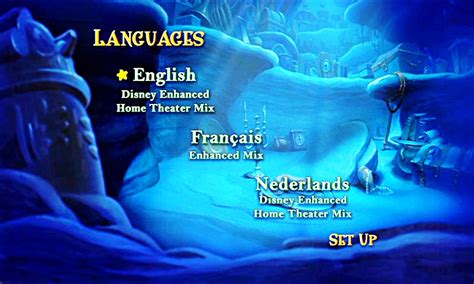 Pinocchio Dvd Menu