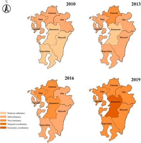 Spatial Evolution Characteristics Of Coupling Coordination Degree Download Scientific Diagram