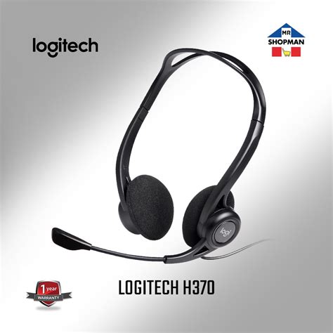 Logitech H370 Usb Computer Noise Cancelling Mic Headset Shopee Philippines