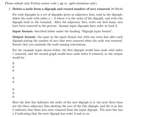 Solved Lease Submit Only Python Source Code Py Or Py3