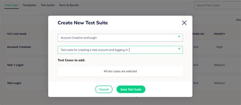 creating a test suite sofy support docs no code automation testing
