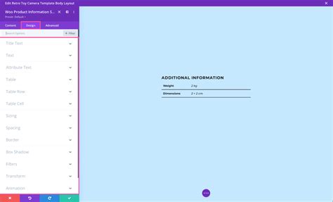The Divi Woo Product Information Module Elegant Themes Documentation