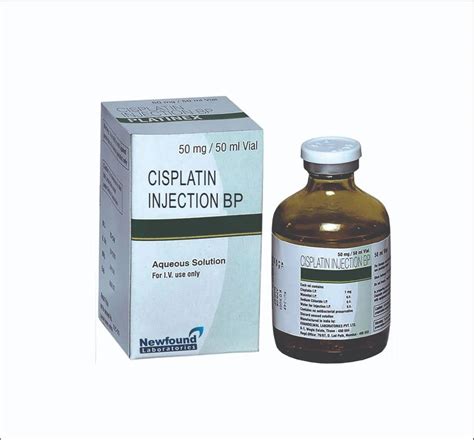 Newfound Laboratories Cisplatin Injection Ip Packaging Vial At Rs 403 Vial In Bharuch