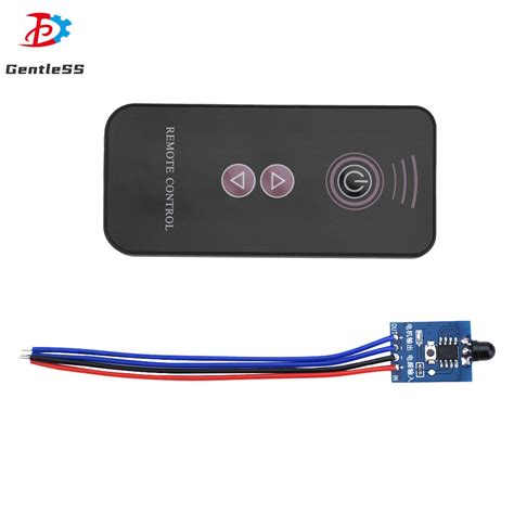 Dc3 12v Miniature Wireless Remote Control Forward And Reverse Pwm Speed Module Dc Brush Motor