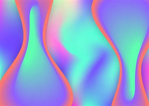 Premium Vector Liquid Fluid Background With Dynamic Elements And Shapes