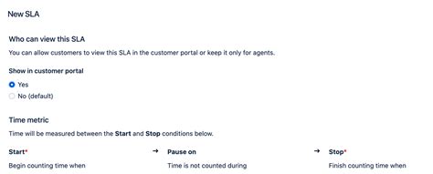 Setting Up Slas Jira Service Management Data Center And Server 4 22 Atlassian Documentation