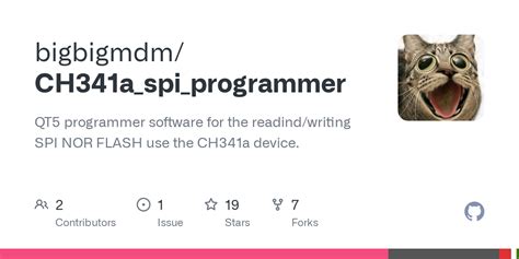 Github Bigbigmdmch341aspiprogrammer Qt5 Programmer Software For The Readindwriting Spi