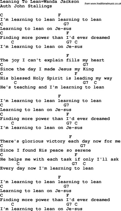 Learning To Lean Chords Amulette