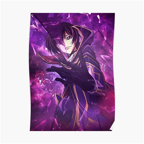 Code Geass Geass Poster By Codegeasseye Redbubble