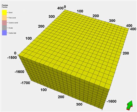 A Reservoir Scale Three Dimensional Homogeneous Sandstone Matrix Model